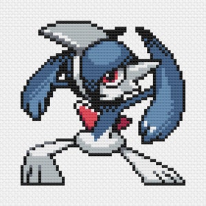 Gallade Cross Stitch Pattern PDF Instant Download Retro Sprite Switch ...