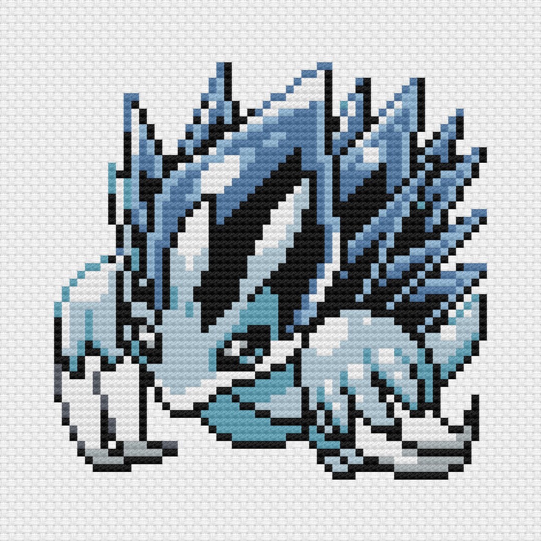 Alolan Sandslash Cross Stitch Pattern: Retro Game Sprite (PDF Download ...