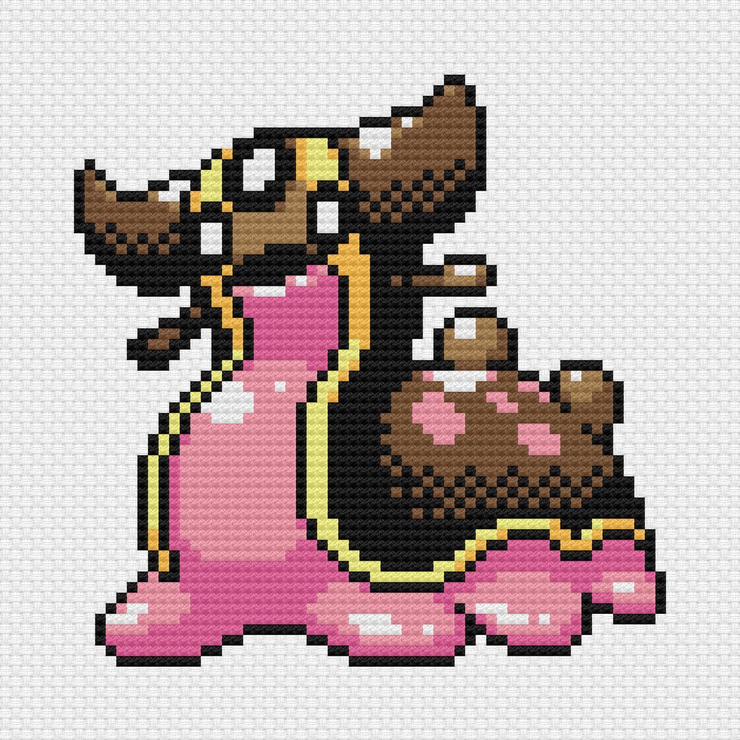 Gastrodon West Cross Stitch Pattern PDF Instant Download Retro Sprite ...