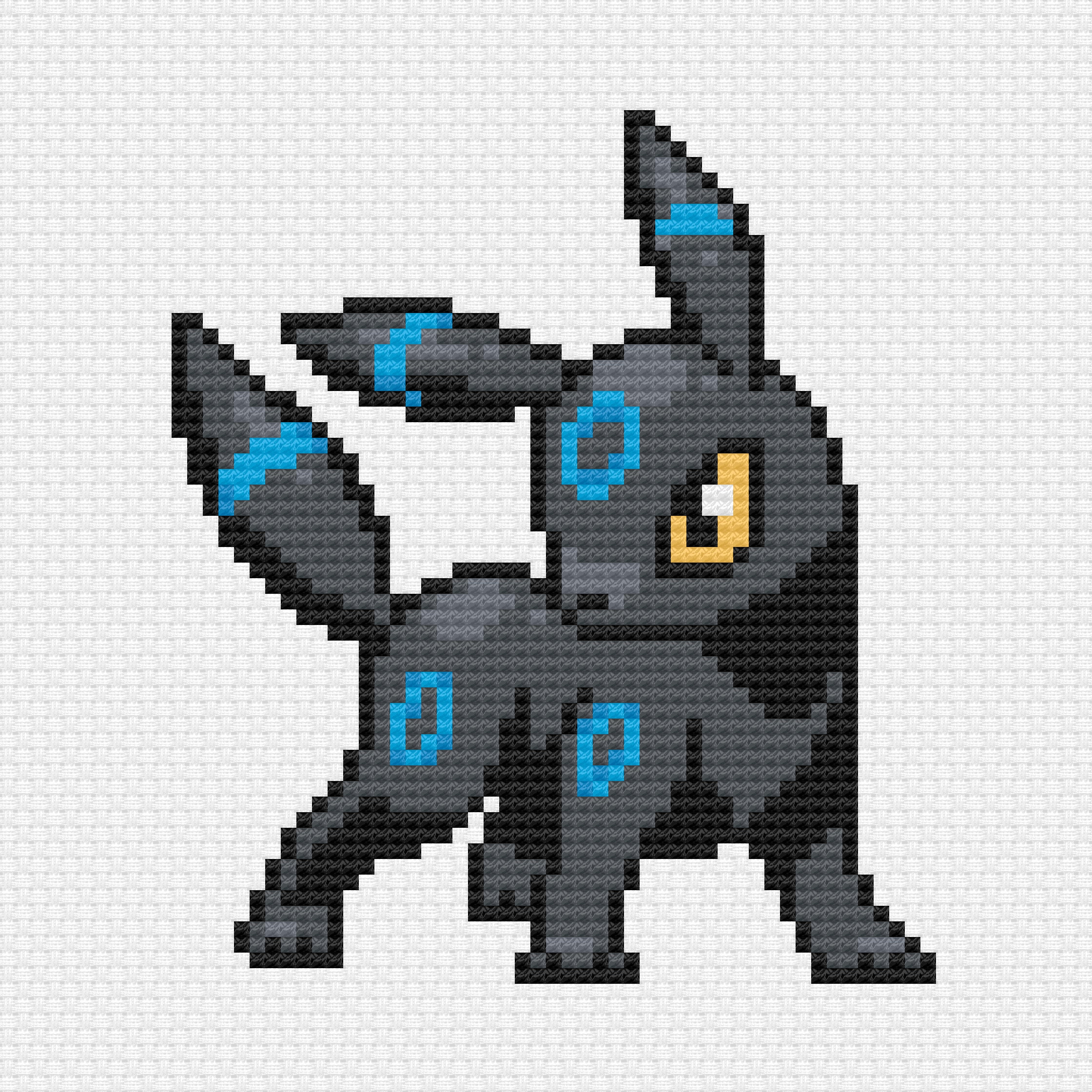 Folha De Sprite Umbreon Umbreon Pixel Art Etsy Portugal