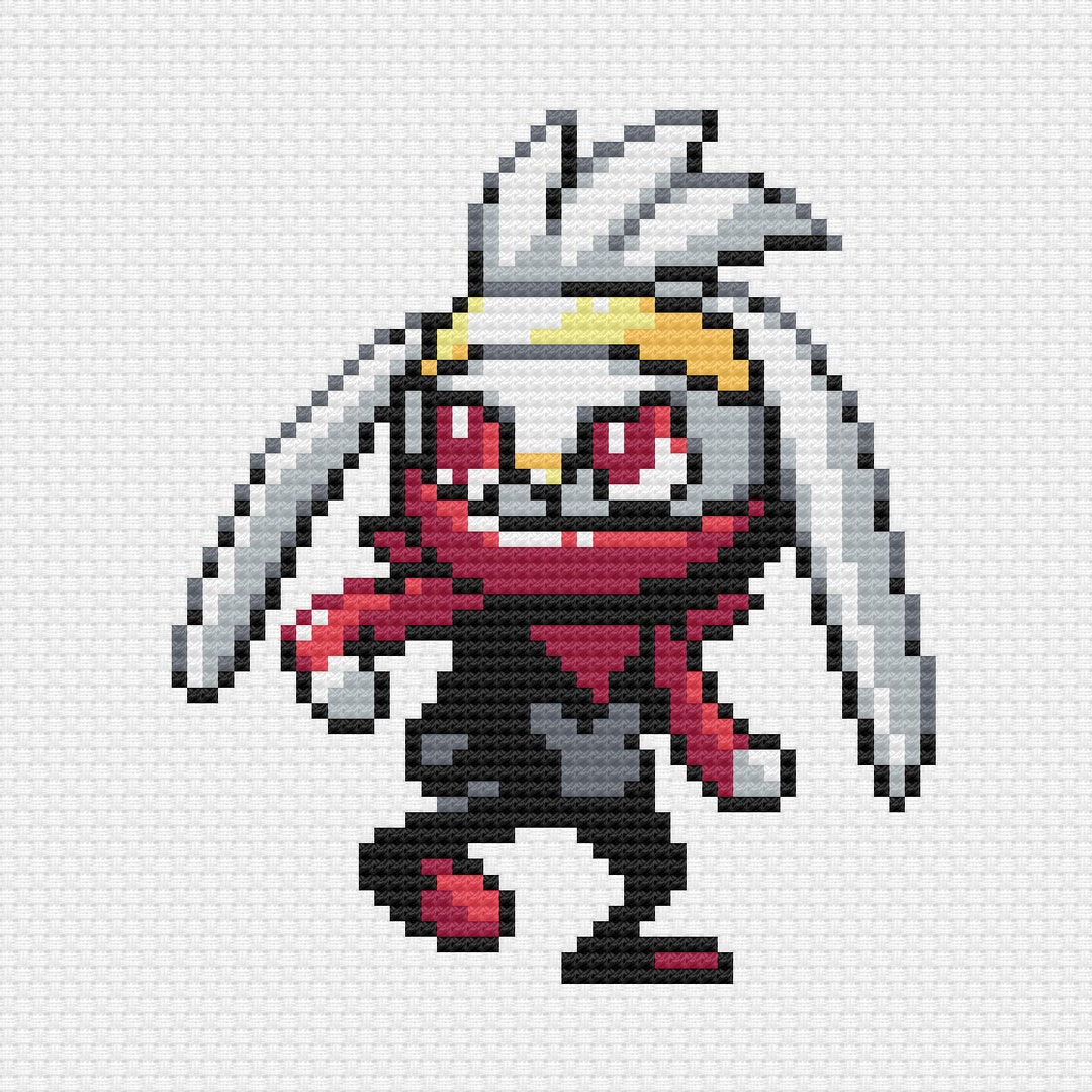 Raboot Cross Stitch Pattern PDF Instant Download Retro Sprite Switch ...