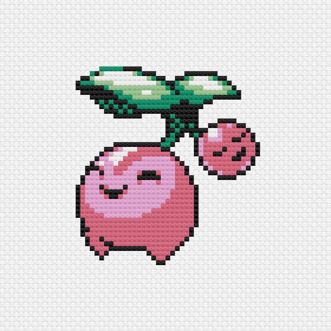 Cherubi Cross Stitch Pattern PDF Instant Download Retro Sprite Switch ...