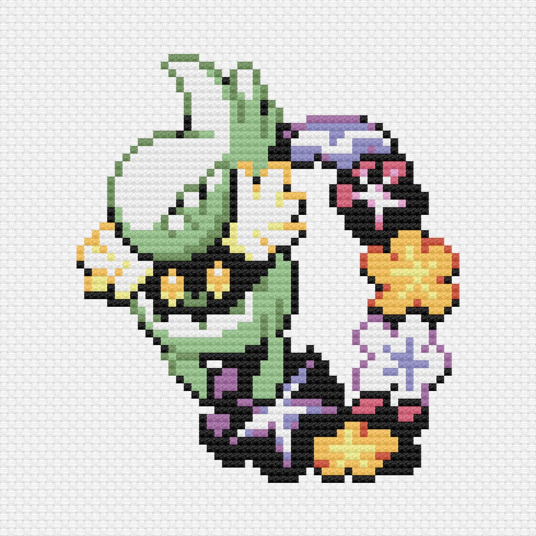 Comfey Cross Stitch Pattern PDF Instant Download Retro Sprite Switch ...