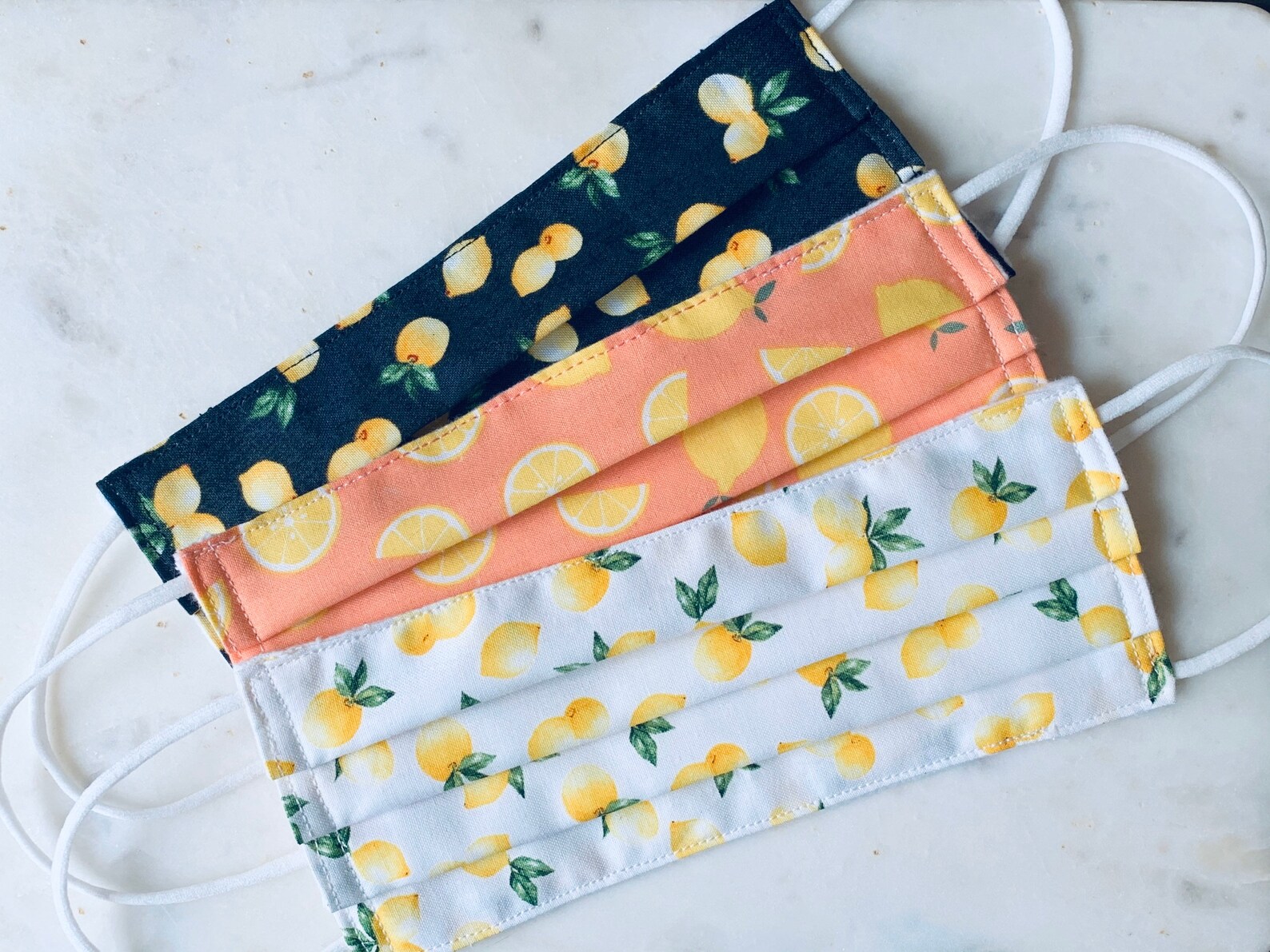 Lemon Face Mask Comfy Double Layer Choose From 6 Lemon - Etsy