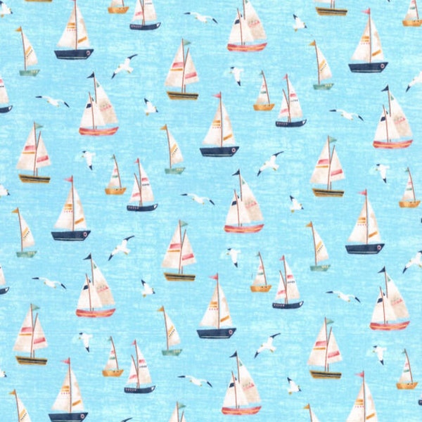 Sailboat Fabric - Etsy