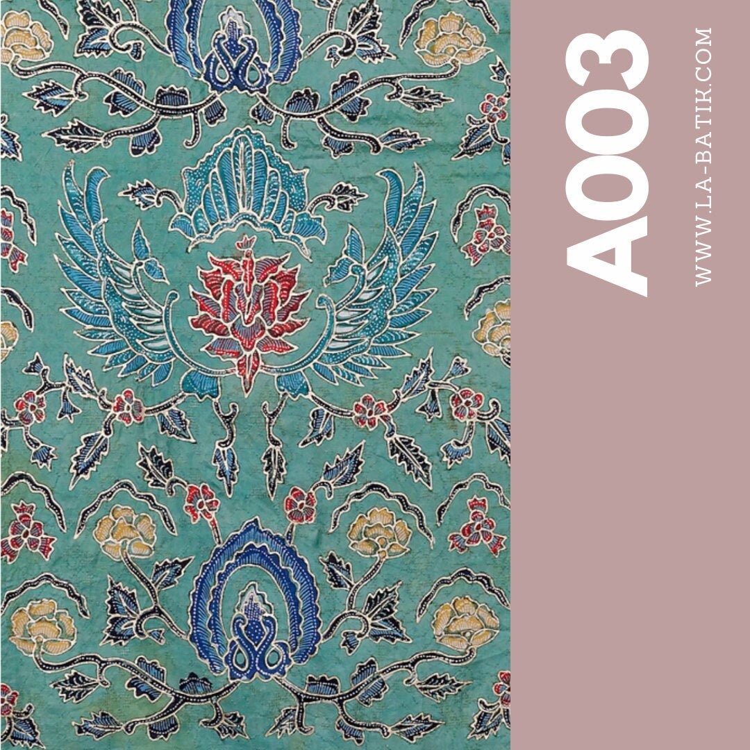 Hand Drawn Indonesian Batik Fabric - Etsy