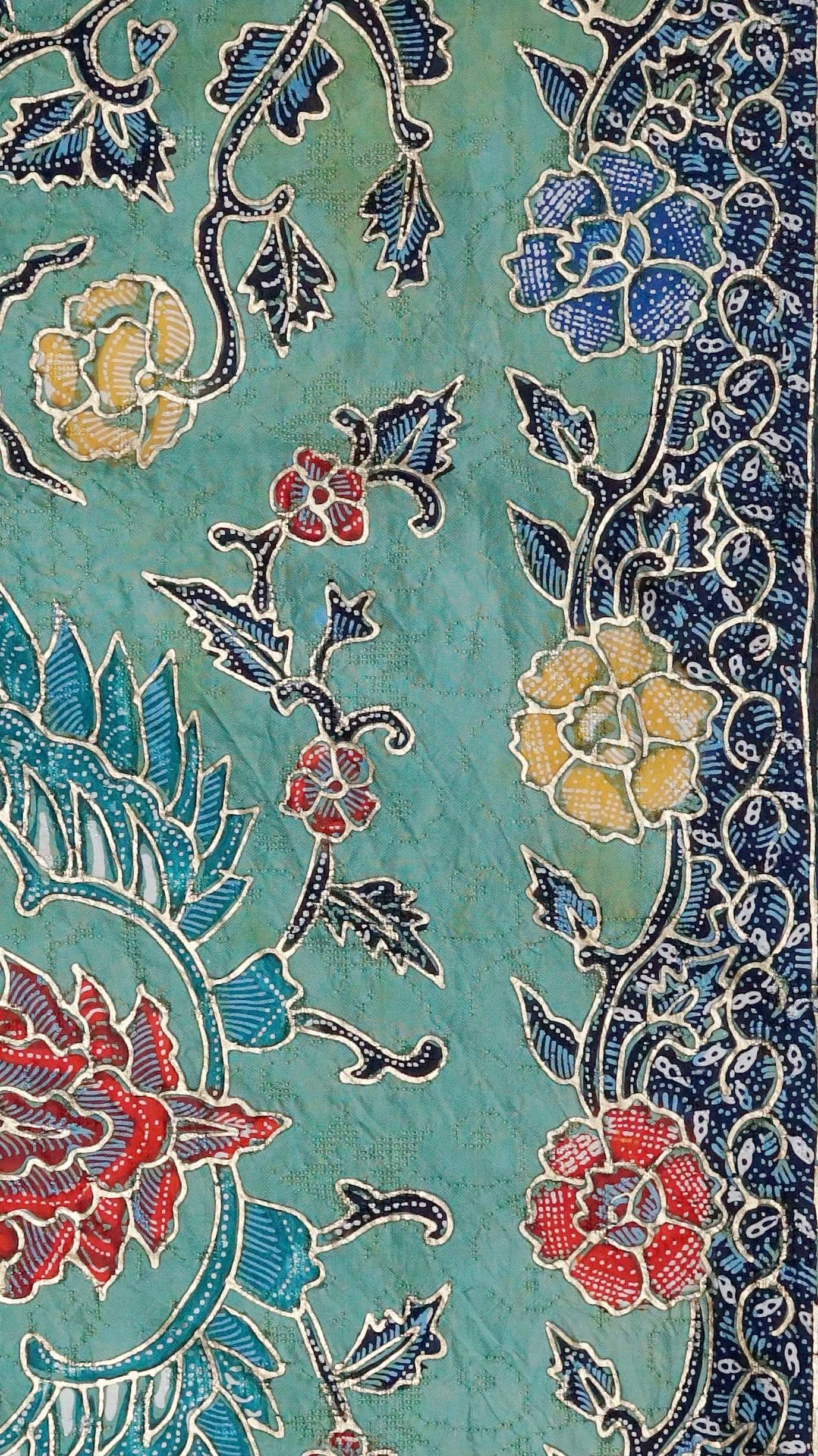 Hand Drawn Indonesian Batik Fabric - Etsy