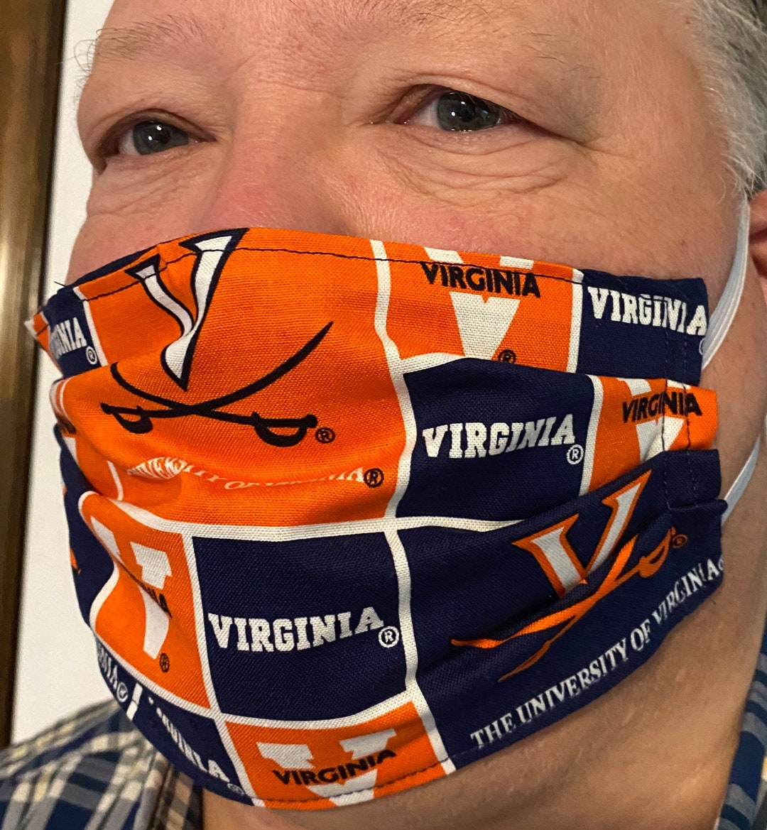 Virginia Cavaliers Reusable Face Mask, Courtesy Mouth Covering - Etsy