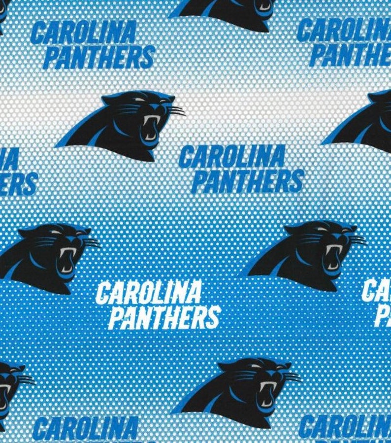 Carolina Panthers (2 Patterns Available: Black and Mini Dot) Reusable ...