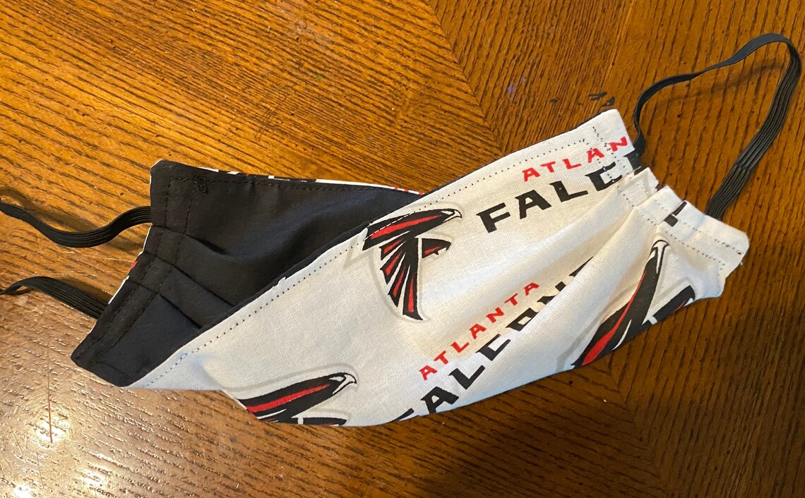 Atlanta Falcons Reusable Face Mask, Courtesy Mouth Covering - Etsy