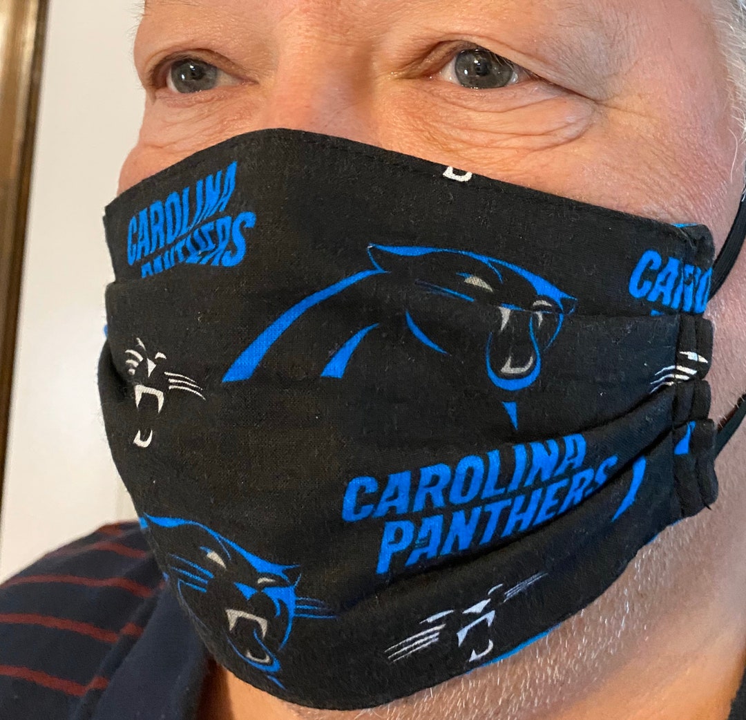 Carolina Panthers (2 Patterns Available: Black and Mini Dot) Reusable ...