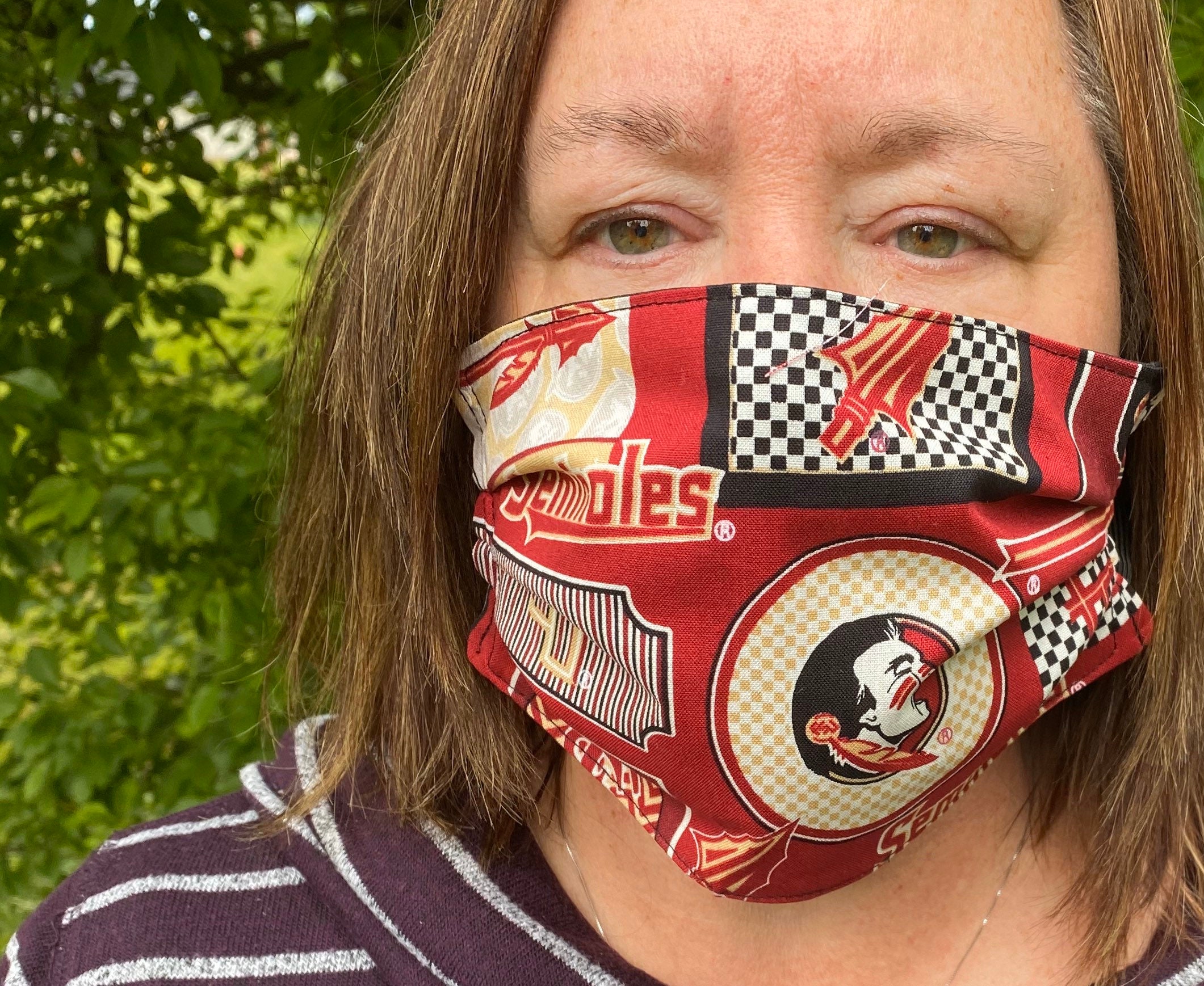 Florida State Seminoles Reusable Face Mask, Courtesy Mouth Covering - Etsy