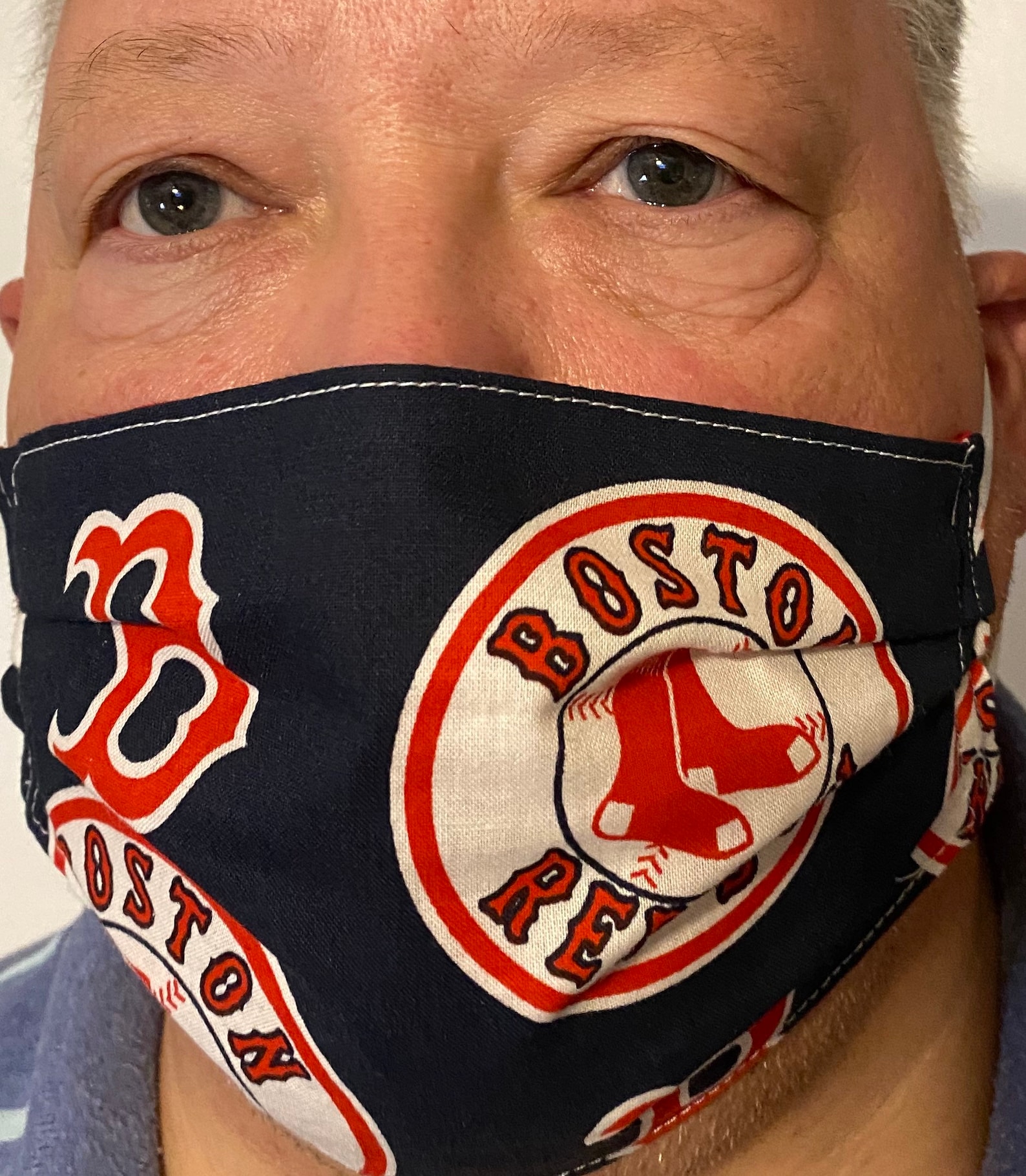 Boston Red Sox Reusable Face Mask Courtesy Mouth Covering - Etsy