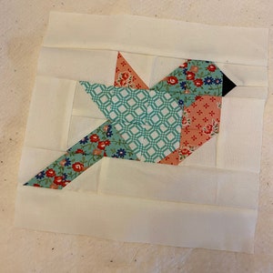 Wintering Over - Bird Quilt Block Pattern + Bonus Pattern - Etsy