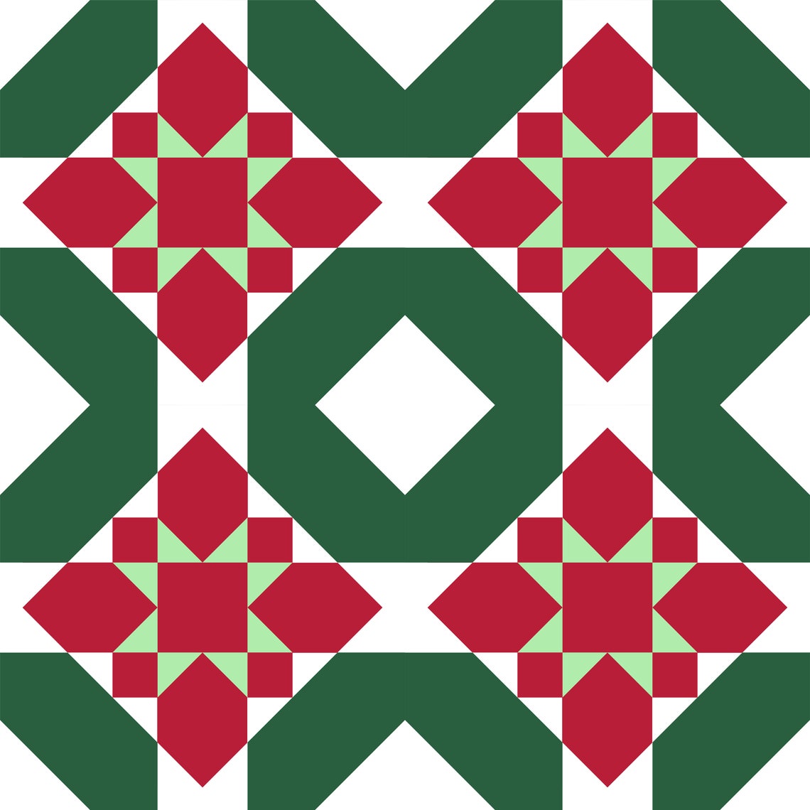 NEW QUILT PATTERN Christmas Wreath Table Topper Quilt Pattern | Etsy