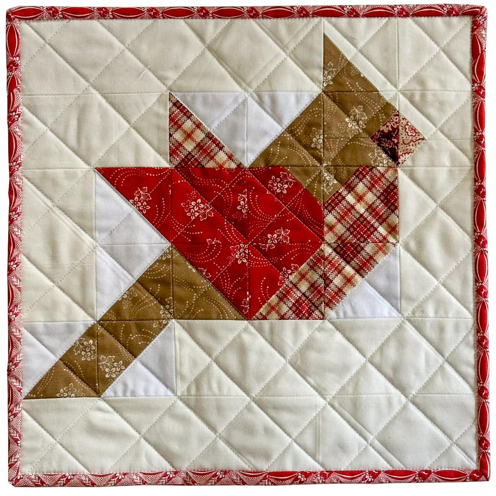 Cardinals Quilt Block Pattern: 9