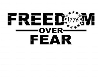 Freedom Over Fear Car Decal - Etsy
