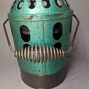 Antique Alita Outdoor Portable Heater With Cage Handle, Montreal P6709 ...
