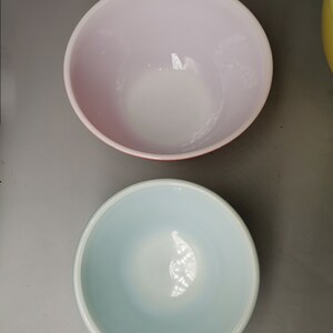 Antique Pyrex Primary Multicolor Mixing Bowls Set of 4, Good Vintage ...