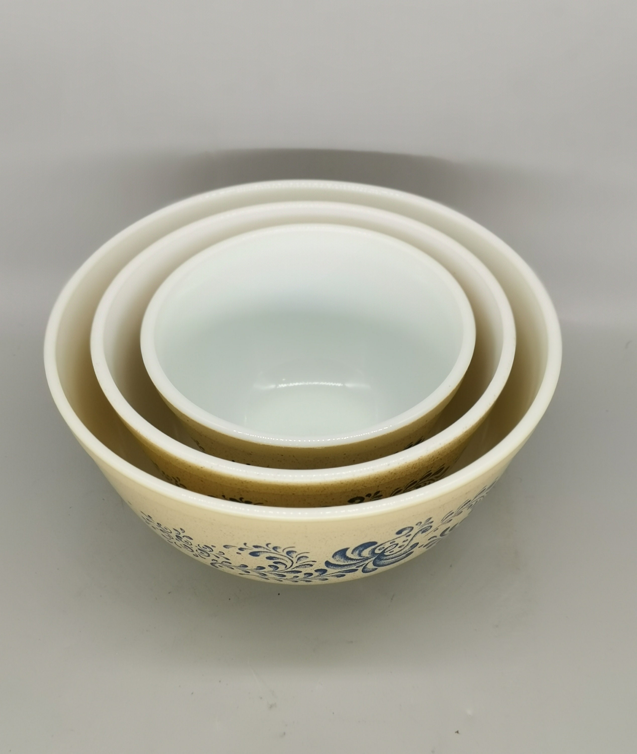 Vintage Pyrex Homestead Bowls. Set of 3 1976-1980 All in - Etsy