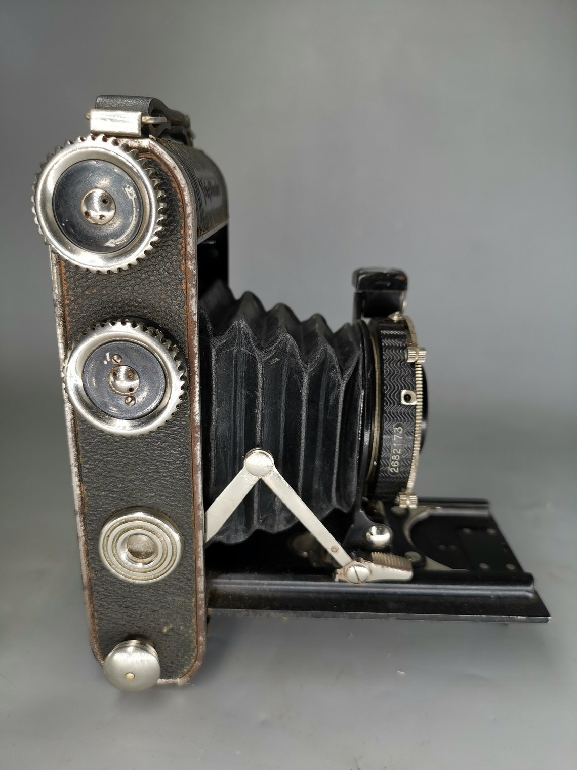 1930s' Voigtlander Compur Folding Pocket Camera, Anastigmat Skopar 1:4 ...