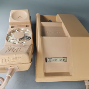 Vintage Northern Telecom Contempra Beige Desk Rotary Telephone, RD 1967 ...