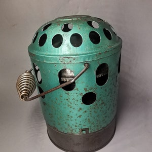 Antique Alita Outdoor Portable Heater With Cage Handle, Montreal P6709 ...