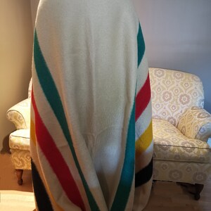 Vintage 4 Point Trapper Point Wool Blanket, 9588, Made in England, 4 ...