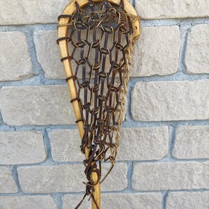 Vintage Matthew Etienne &son Wooden Lacrosse Stick, 40.5"*6.5", Oak P.Q ...