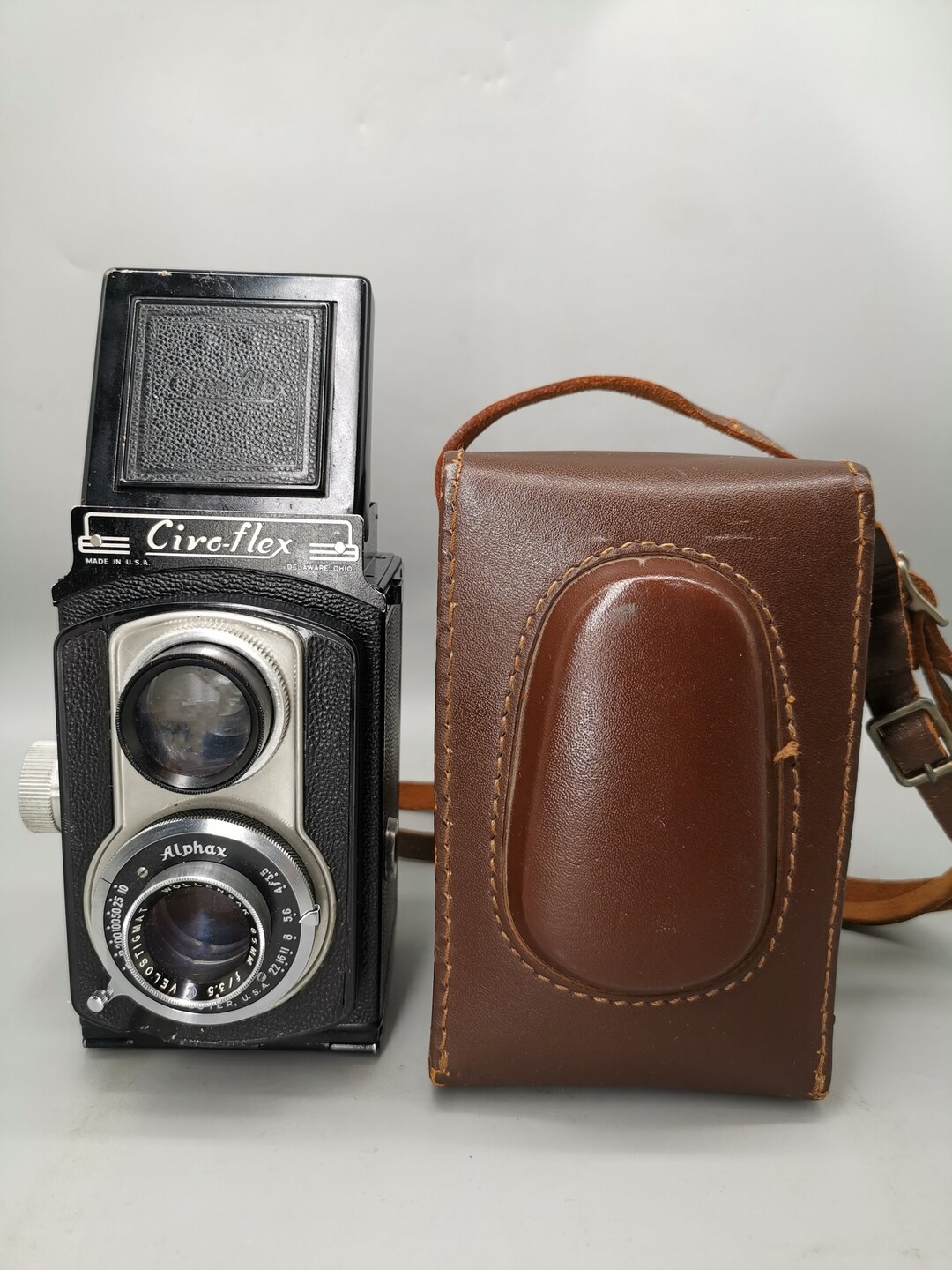 Vintage Ciro-flex TLR Camera Camera With Original Case and Manual ...