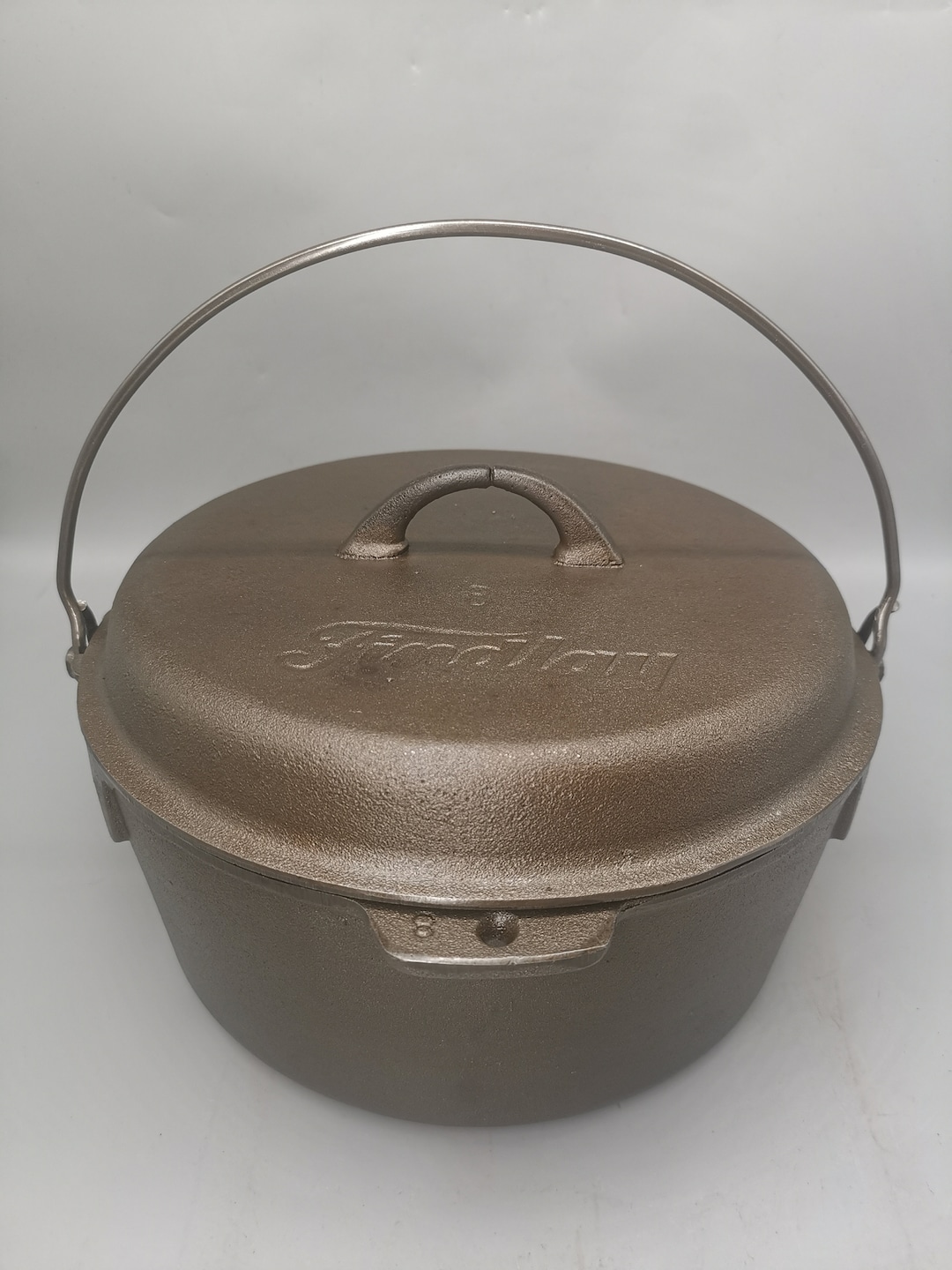 Vintage Findlay No.8 Cast Iron Dutch Oven, PT3817, Dia 10“, Made in ...