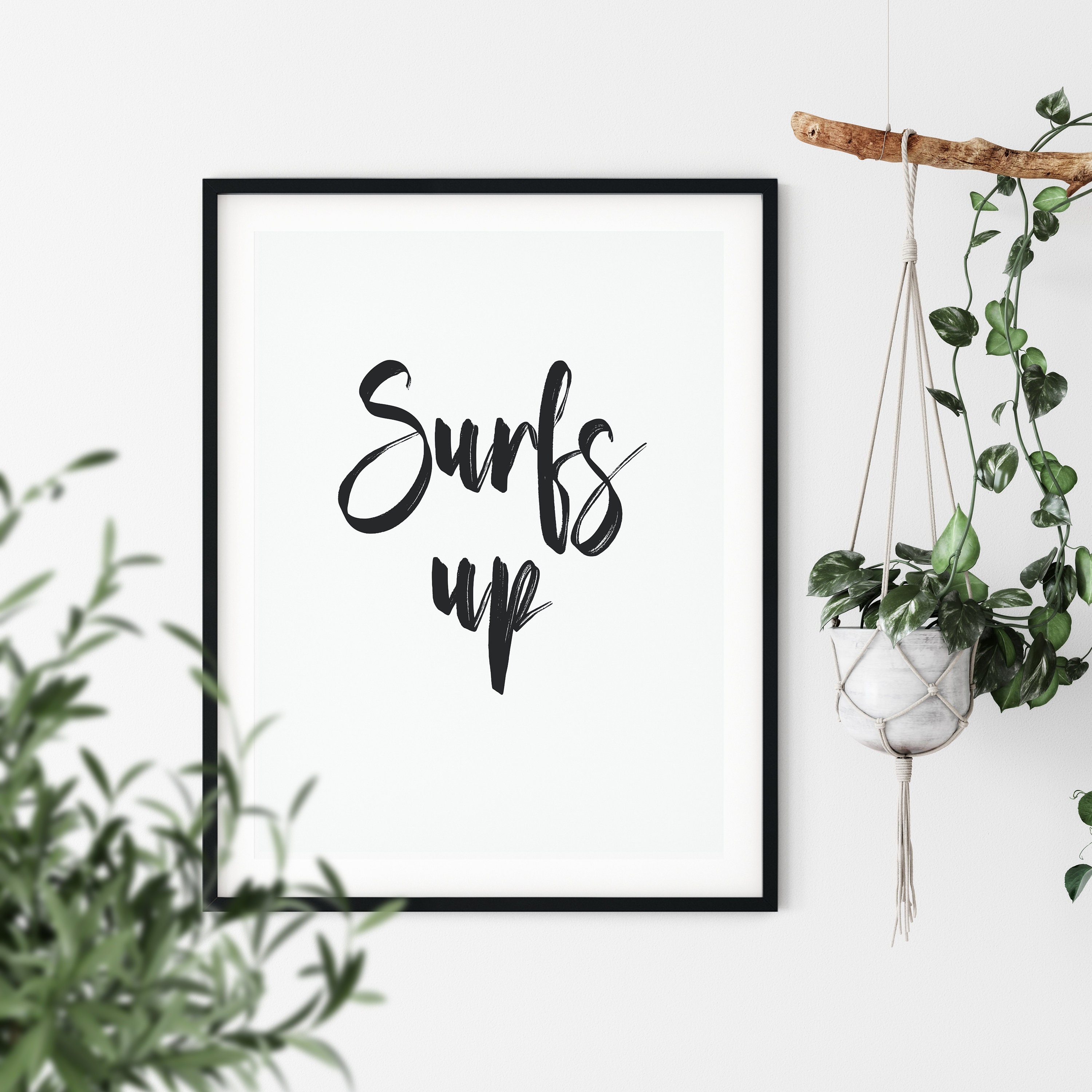 Surfs up Wall Art Printable Wall Art Digital Download - Etsy