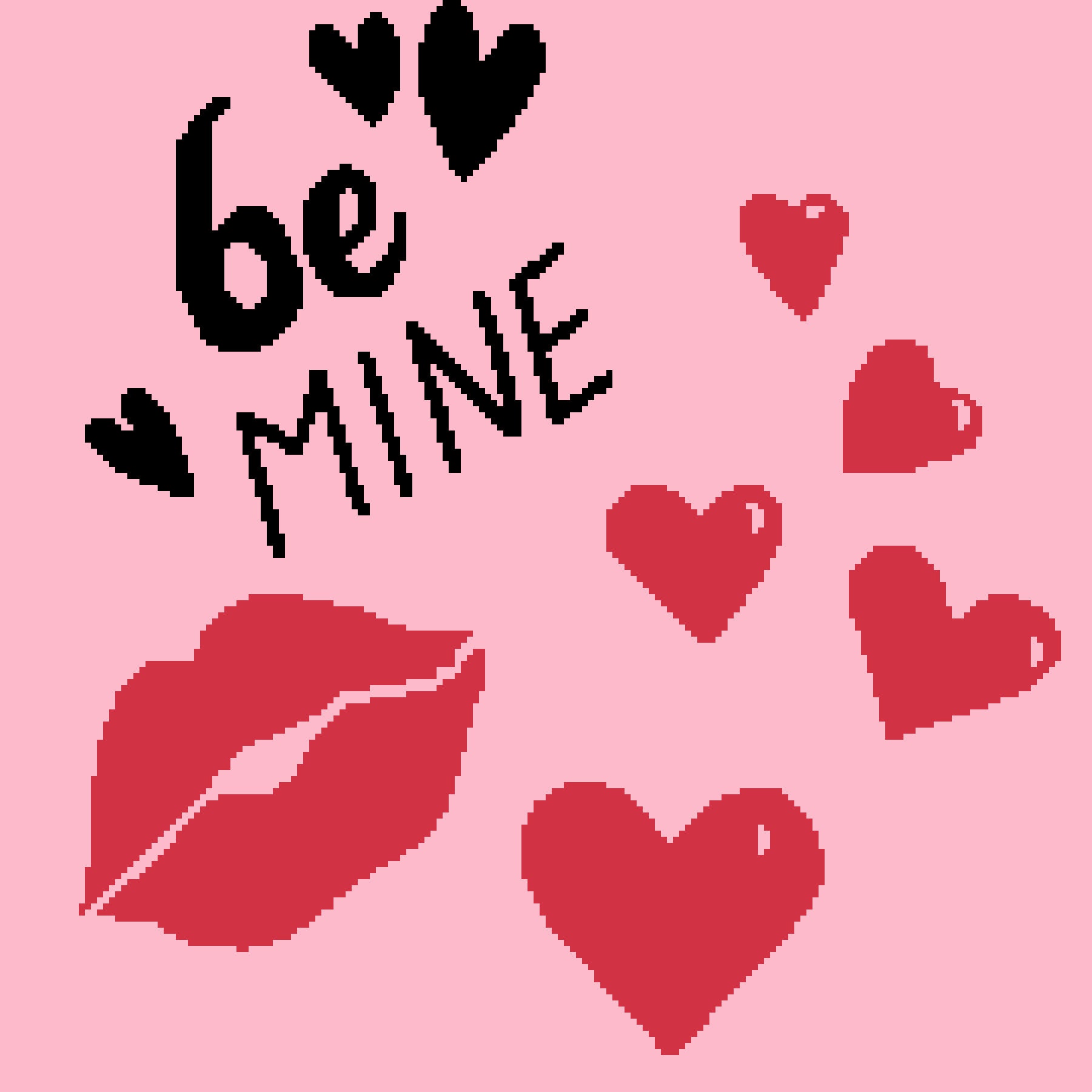 Be Mine Single Crochet Graphgan Pattern - Etsy