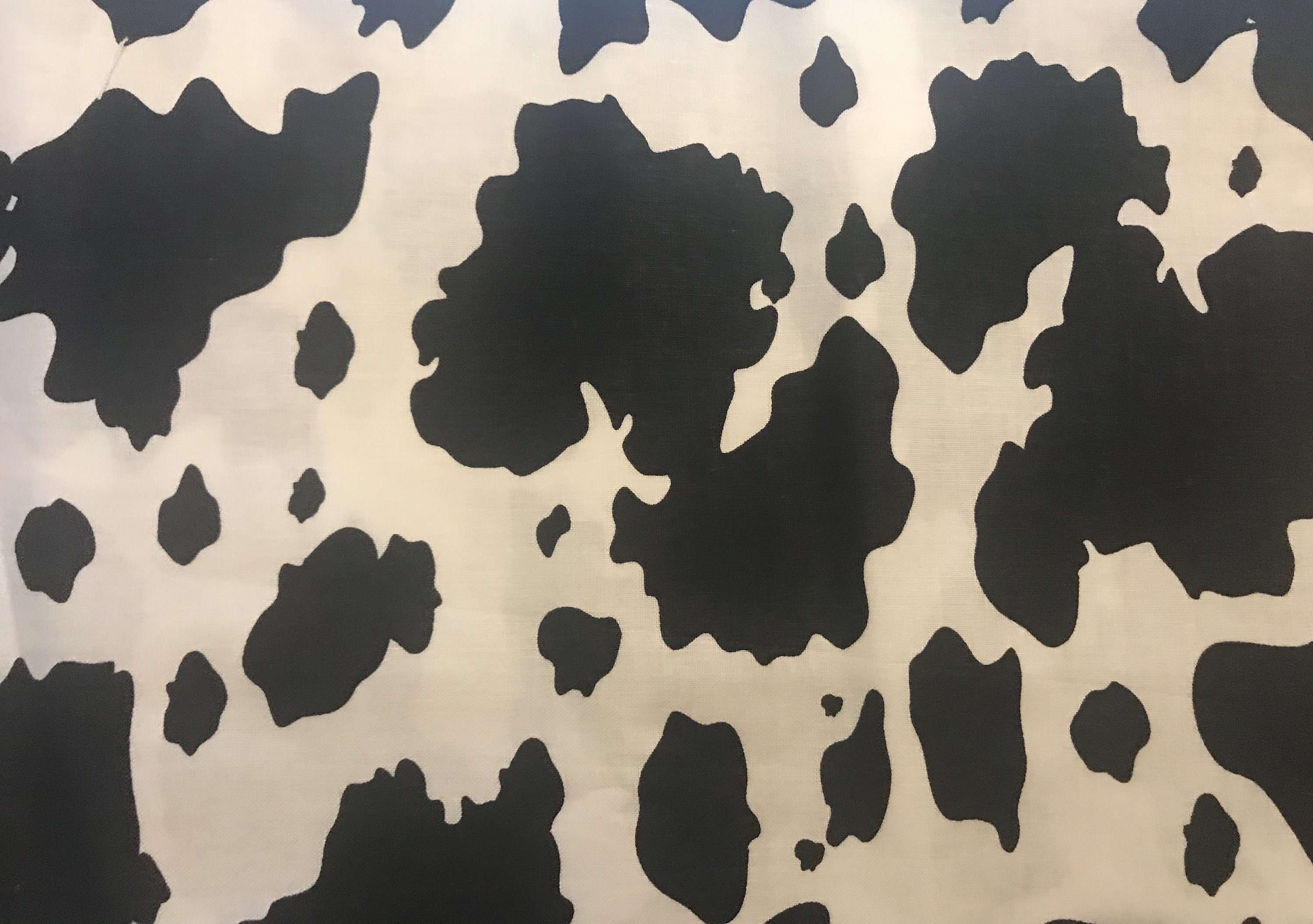 ADJUSTABLE Cow print 2 Layer 100% Cotton Protective | Etsy