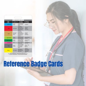 Order of Blood Draw Vertical Badge Card - Etsy