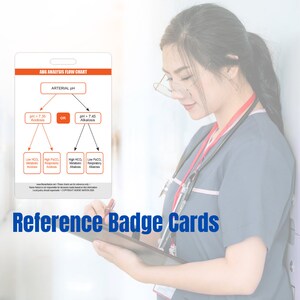 Arterial Blood Gas (ABG) Vertical Badge Card - Etsy