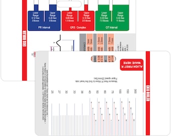 STEMI 12 Lead Reference and 12 Lead EKG ECG Placement Reference ...