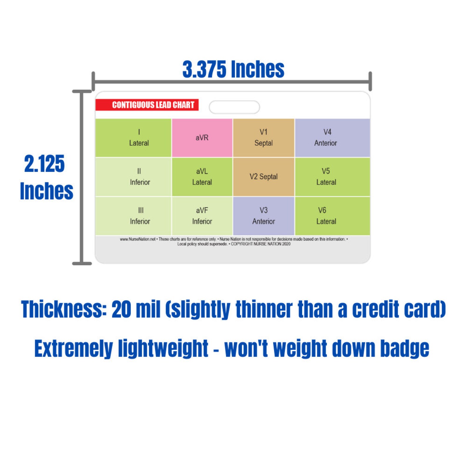 STEMI 12 Lead Reference and 12 Lead EKG ECG Placement - Etsy