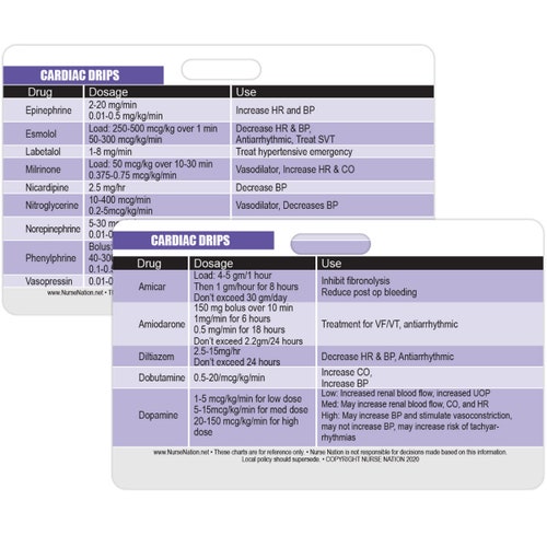 IV intravenous Solution Reference Horizontal Badge Card | Etsy
