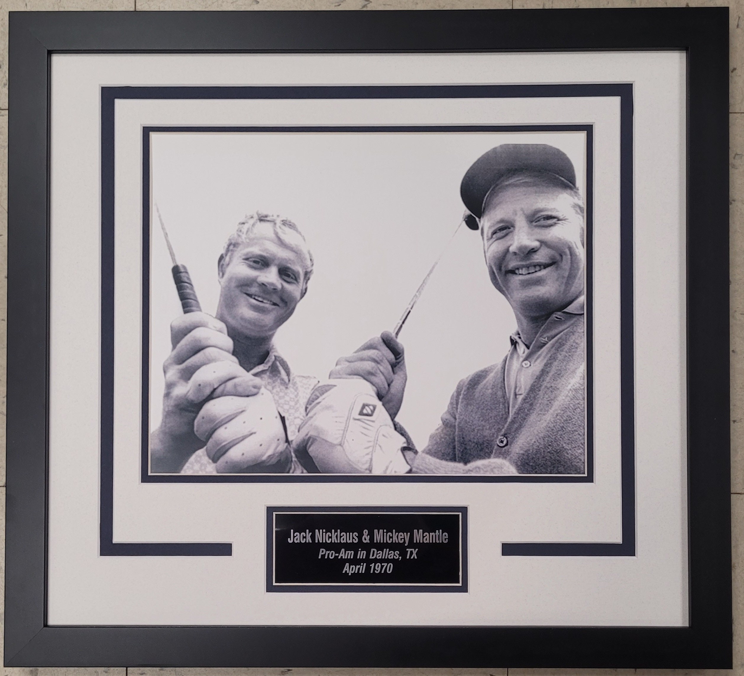Jack Nicklaus & Mickey Mantle 11x14 Framed Photo Display - Etsy