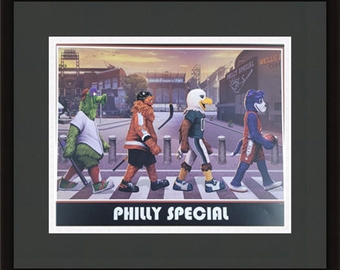 Philadelphia Sport Art Philadelphia MASCOTS BEATLES - Etsy