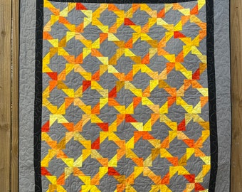 Jagged X Quilt - Etsy