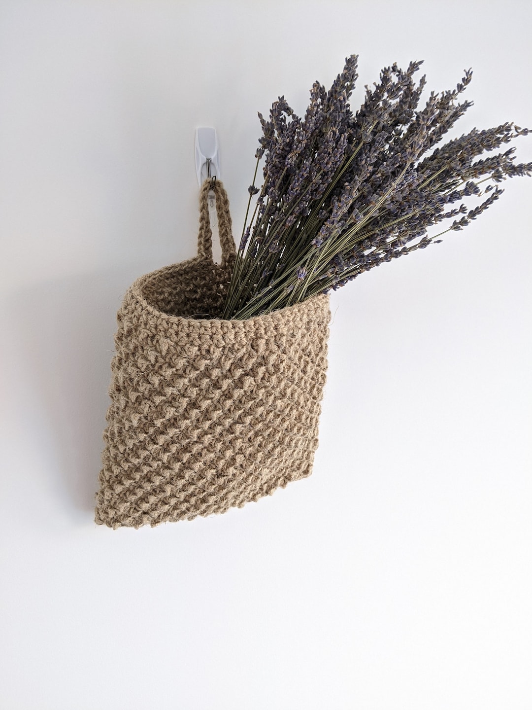 Handmade Rustic Wall Basket, Jute Basket, Indoor Basket - Etsy
