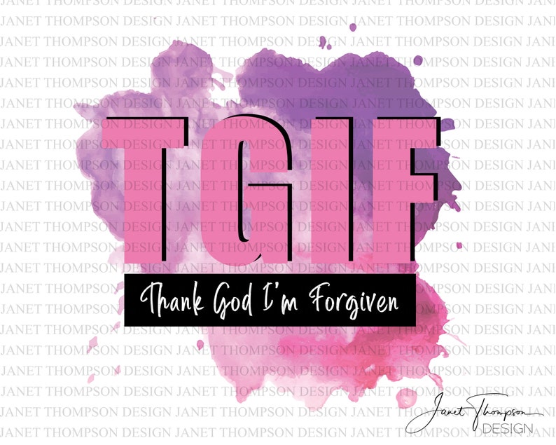 TGIF PNG File Clipart Sublimation Design Digital Download - Etsy