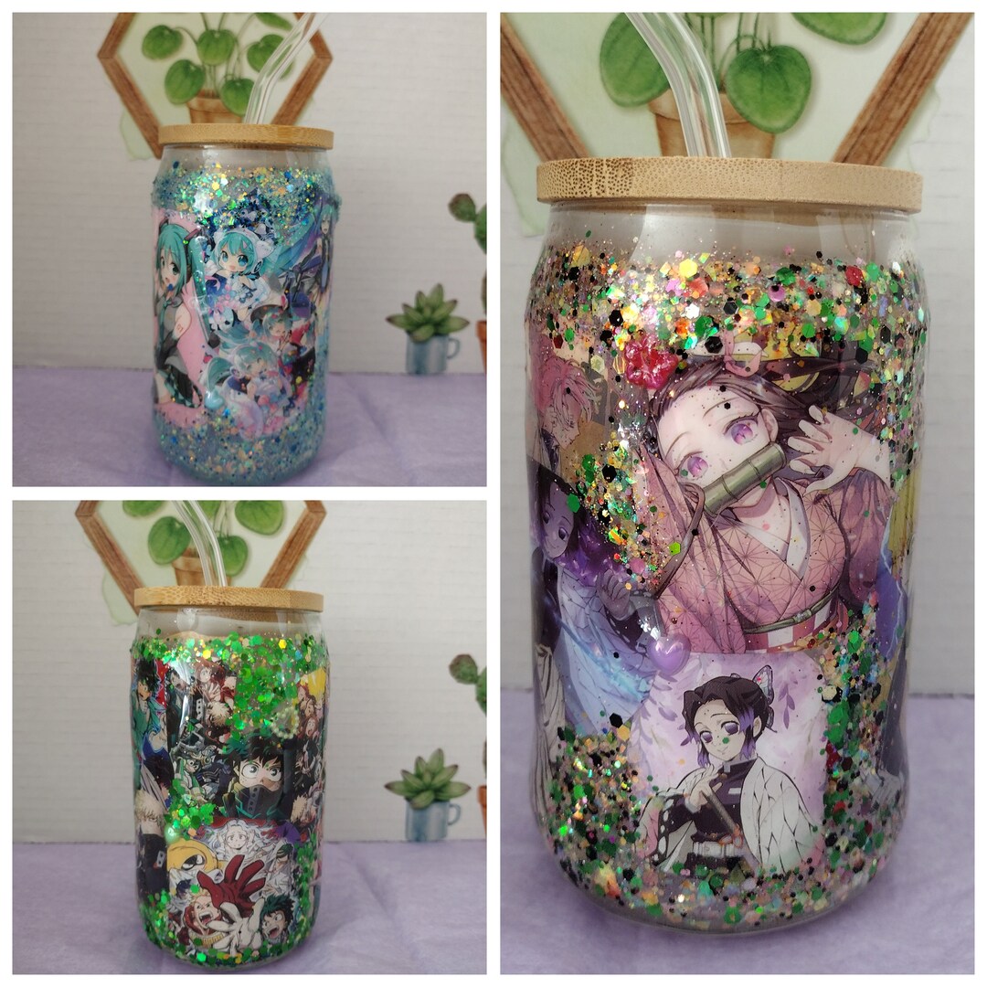 Glass Anime Cups (set1) - Etsy