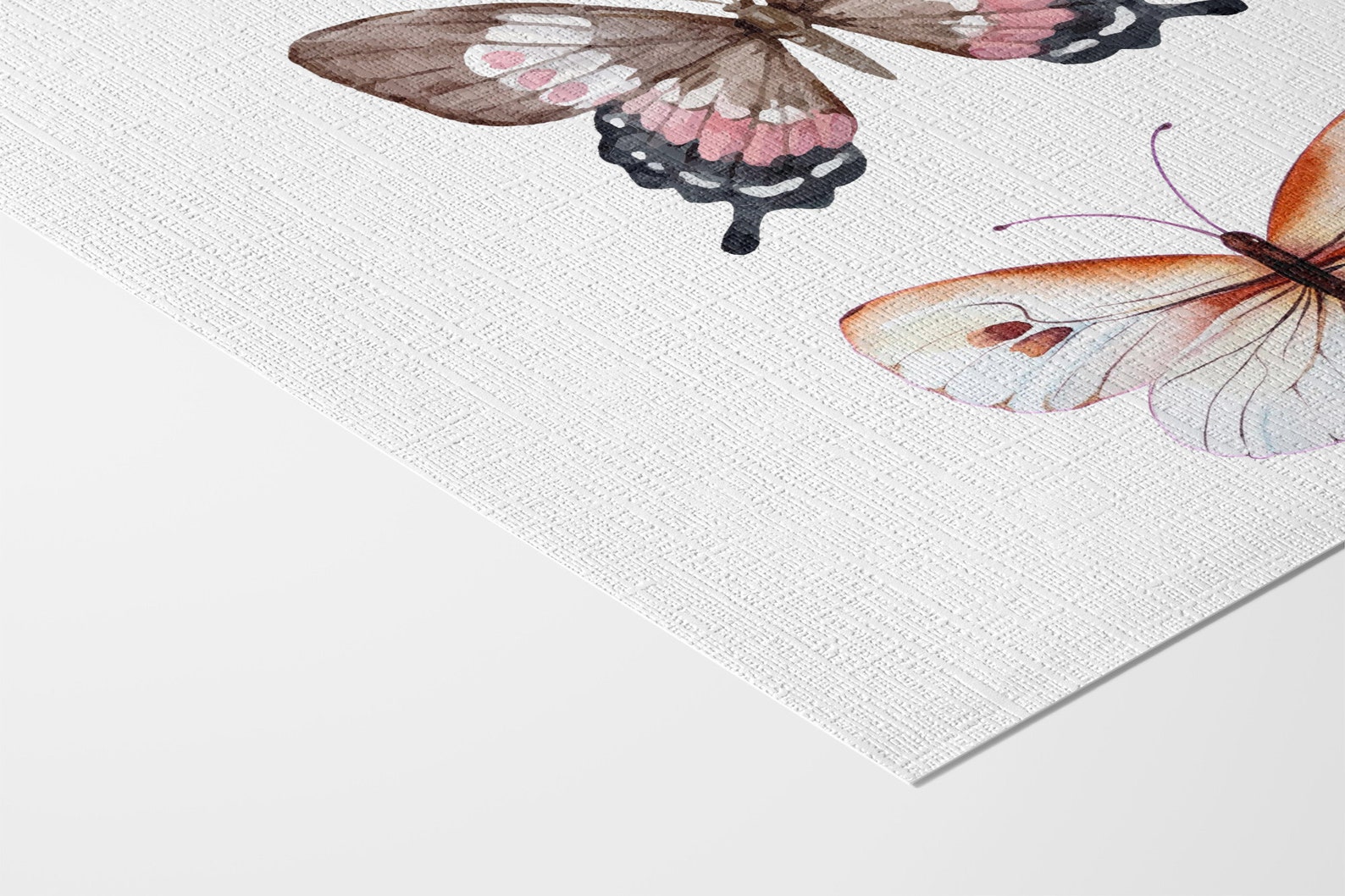 Butterfly Wall Art - Pink Butterflies Room Decor - Watercolor Art Print ...