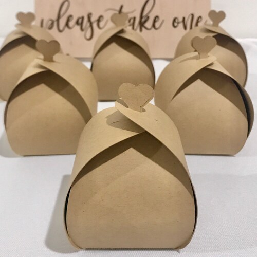 Heart Favor Box SVG Wedding Silhouette Cameo Cut Files Baby - Etsy