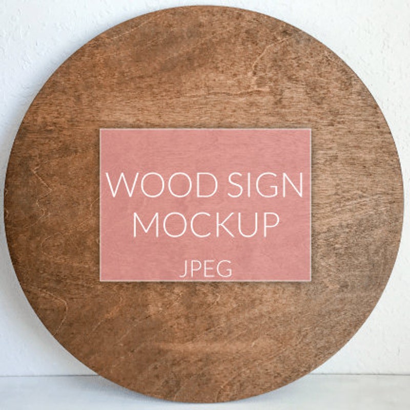 Wood Sign Mockup - Etsy