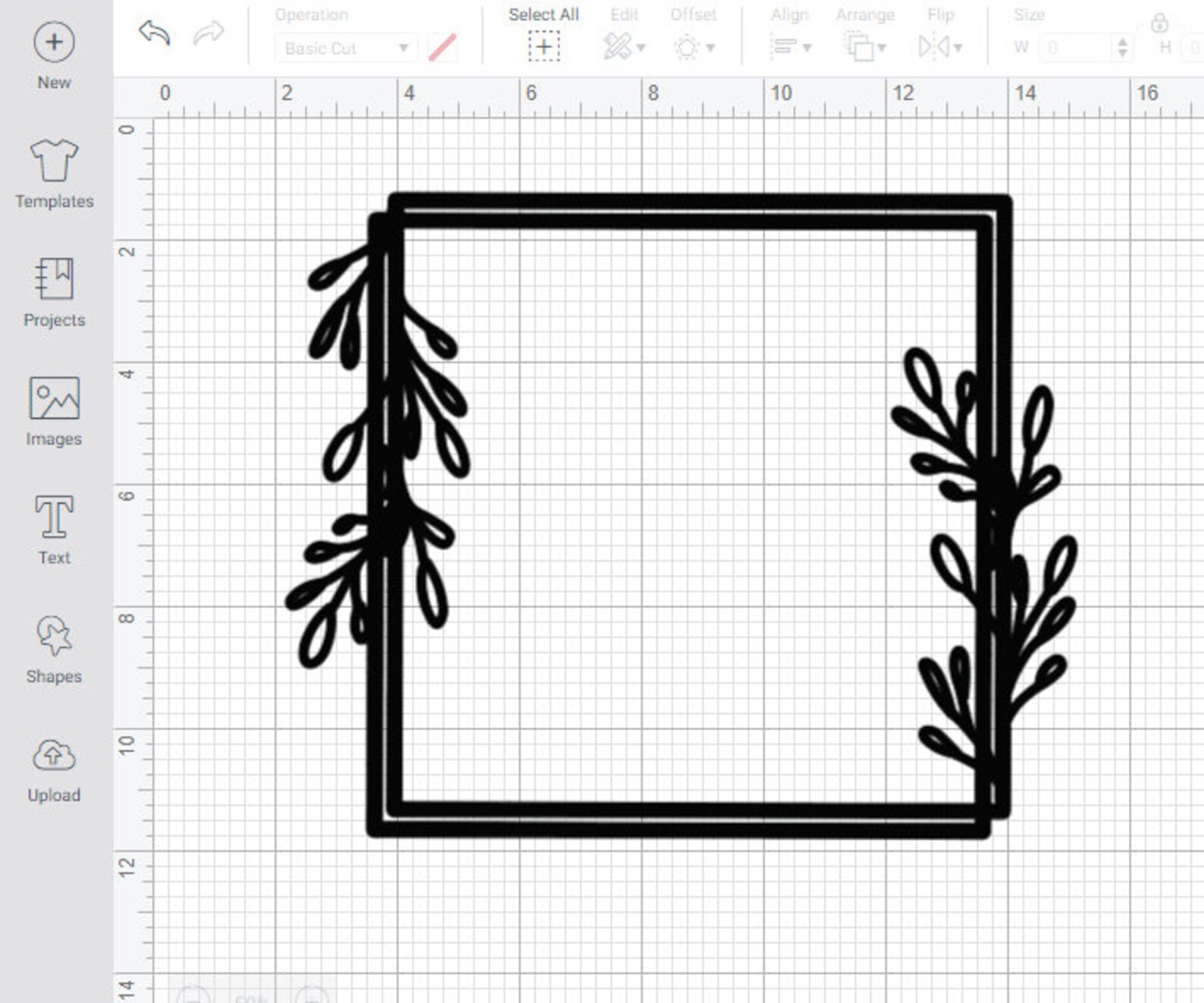 Double Square Border SVG Bundle Overlapping Squares Template - Etsy