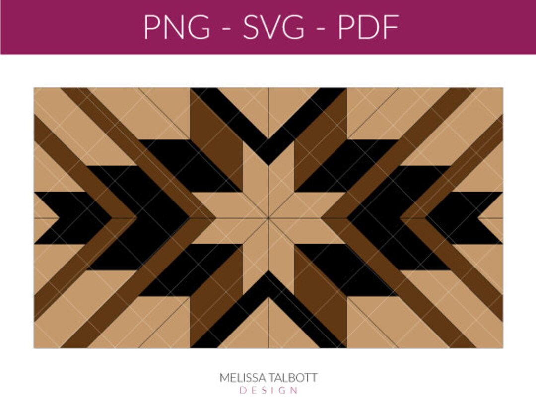 Wood Mosaic Sign SVG, Laser Farmhouse Sign Template, DIY Barn Quilt ...